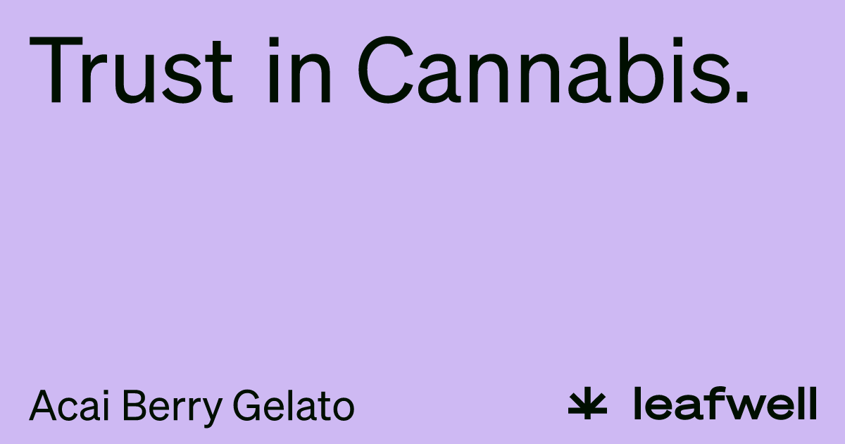 Acai Berry Gelato Marijuana Strain